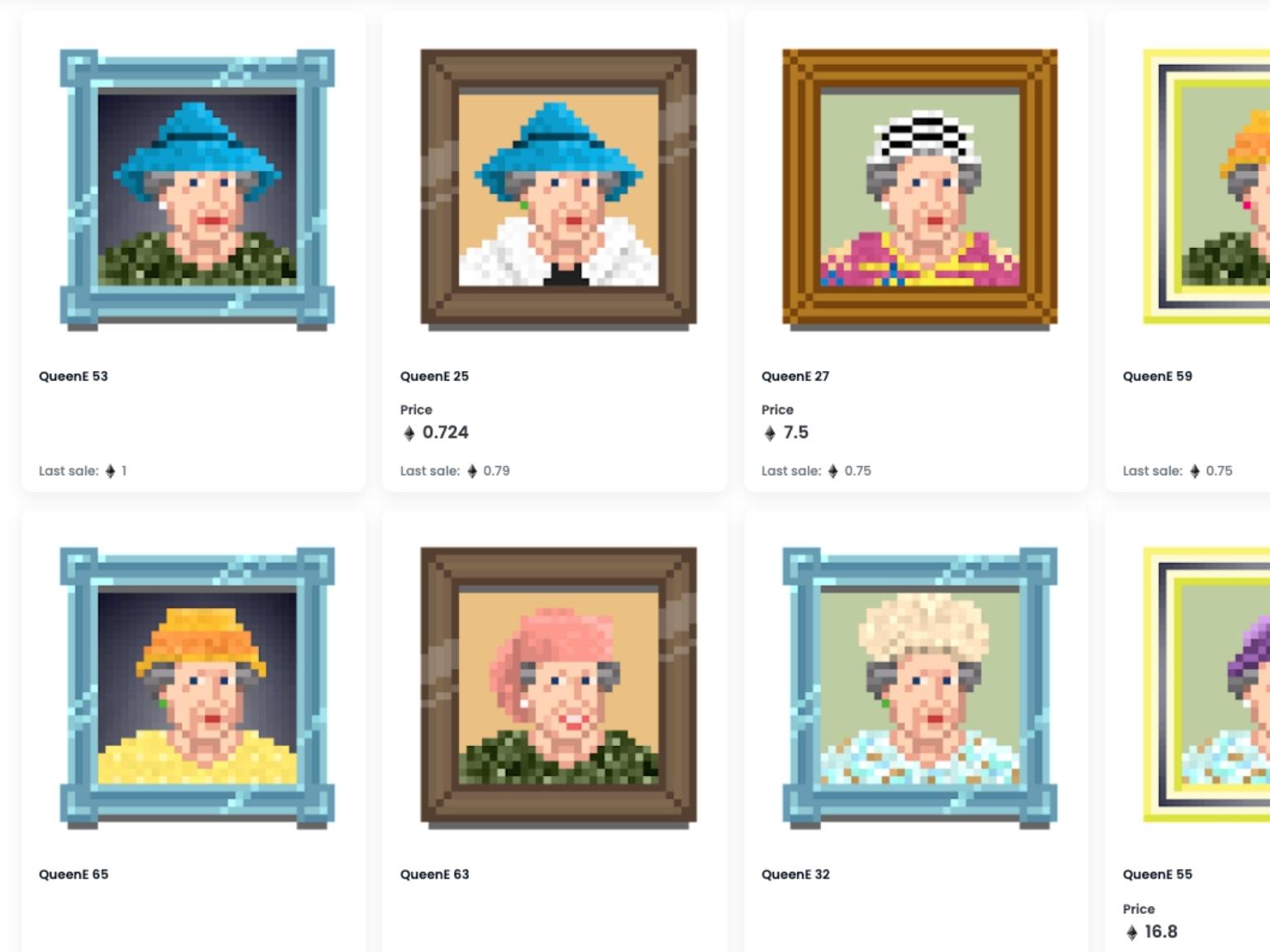 Queen Elizabeth NFTs Are Exploding in Value Following Her Death