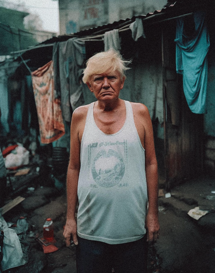 Slum AI: Art Shows Elon Musk, Trump, and Zuck In Slums